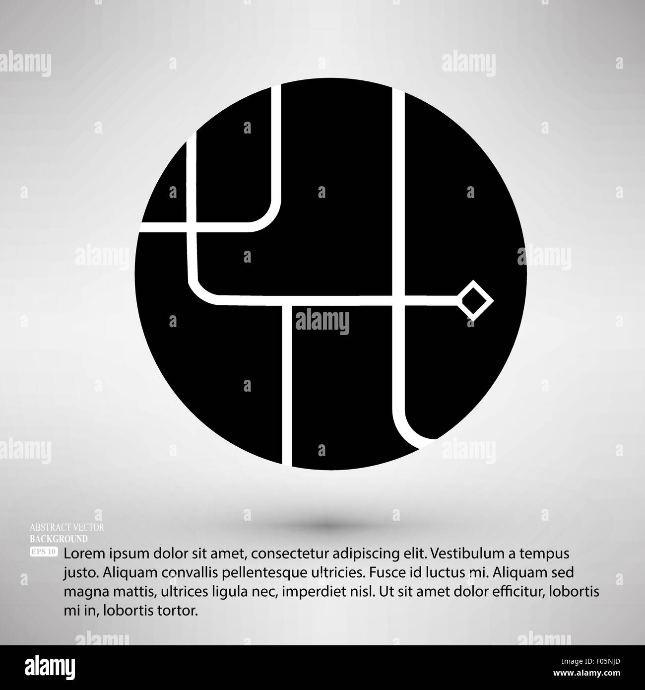 Ways of solution circle company symbol design Stock Vector Image & Art ...