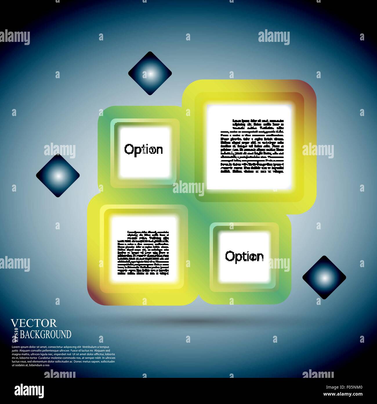 Abstract background of color boxes. Template for a text Stock Vector ...