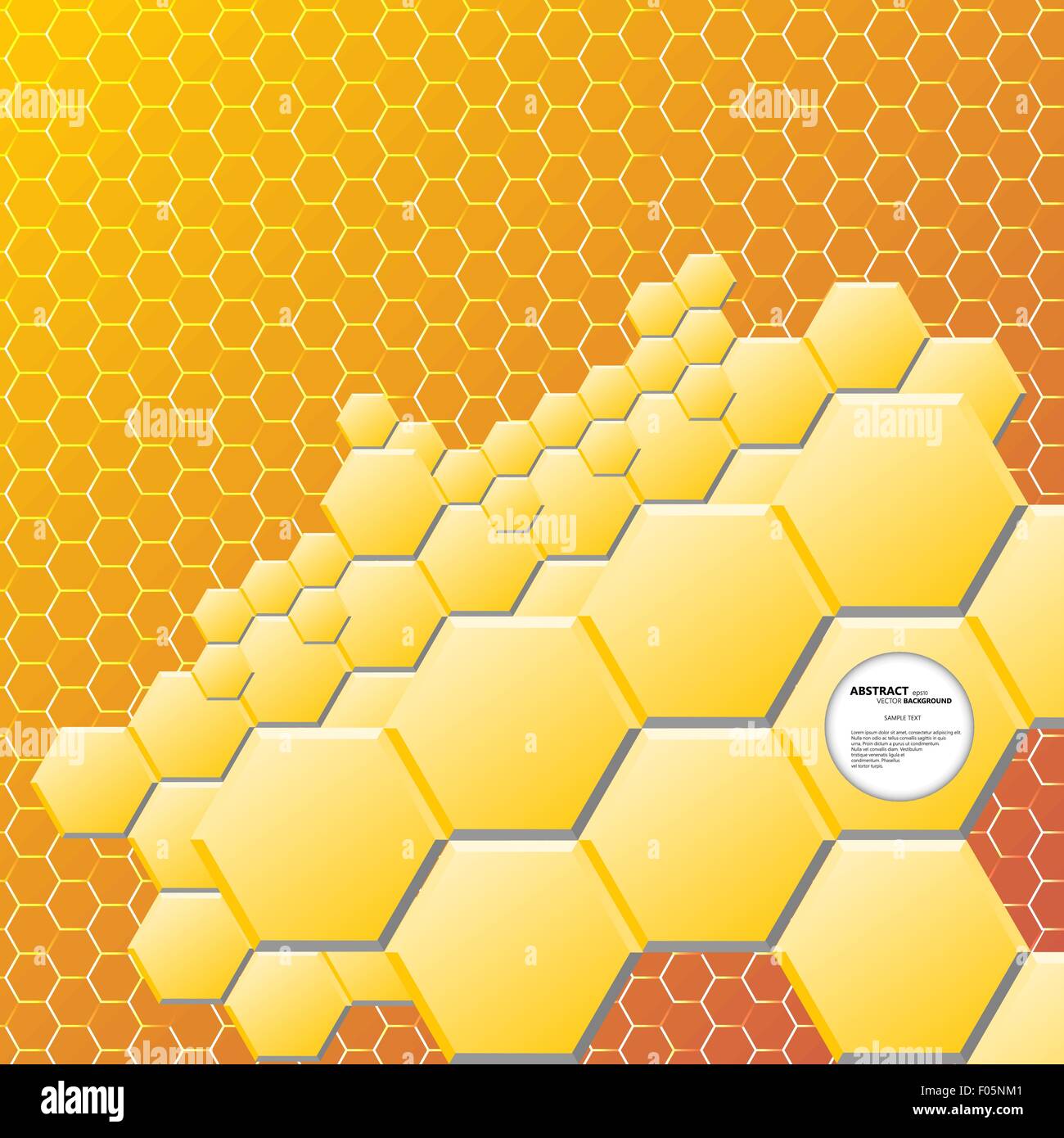 Abstract hexagon background. Vector illustration, contains ...