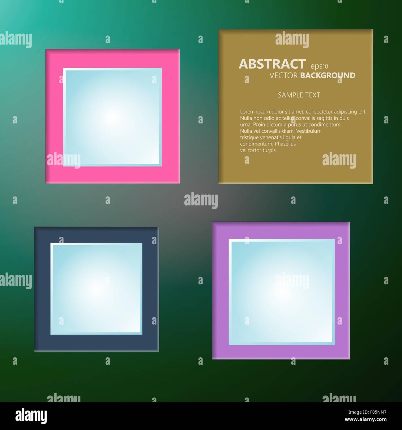 Abstract background of color boxes. Template for a text Stock Vector ...