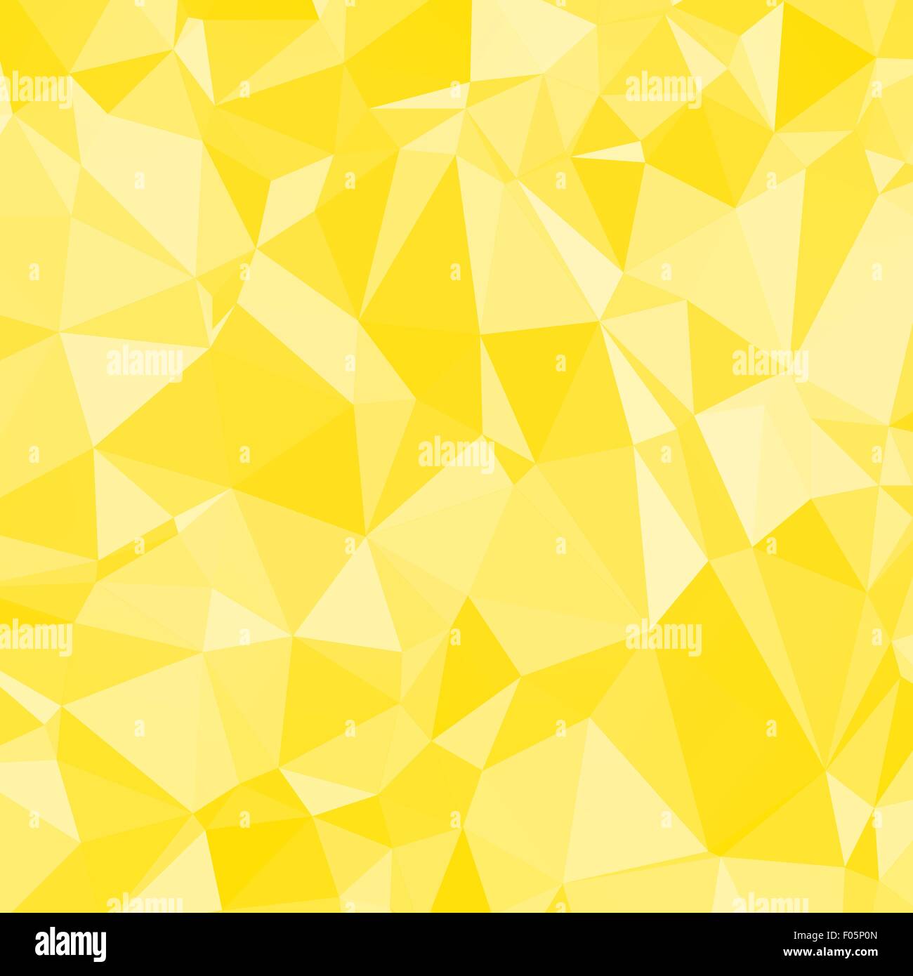 Abstract Yellow Triangle Geometrical Background, Gold Pattern. Vector ...