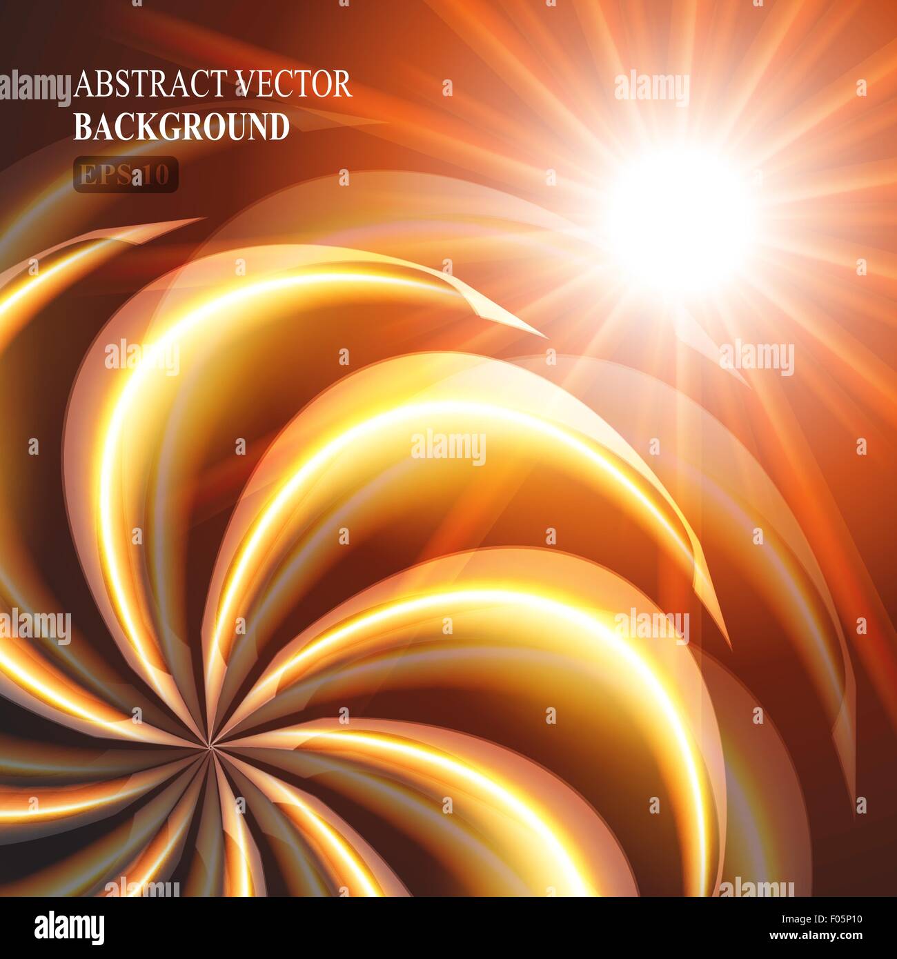 beautiful orange swirl background Stock Vector Image & Art - Alamy