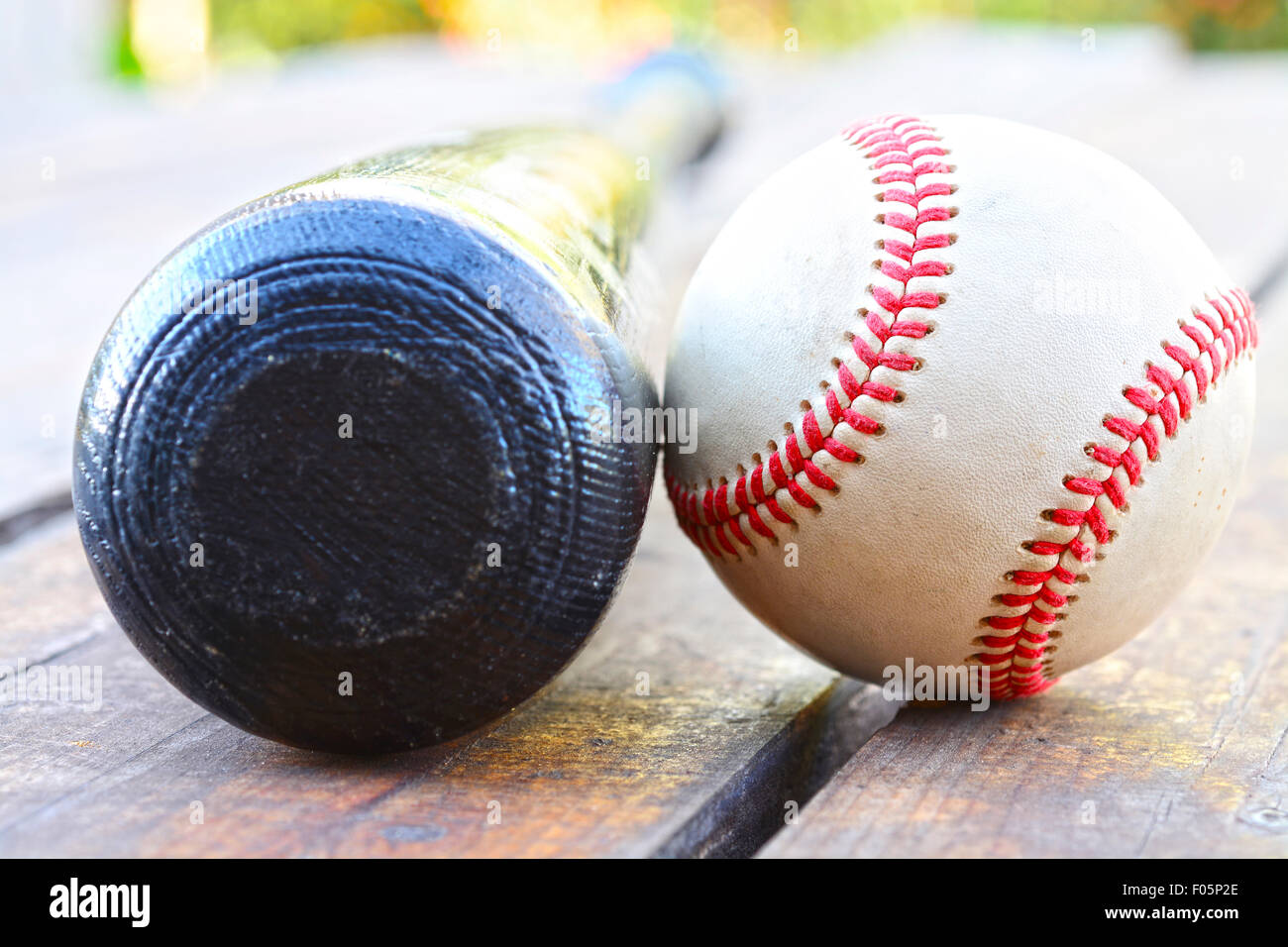 Baseball bat wood hi-res stock photography and images - Alamy