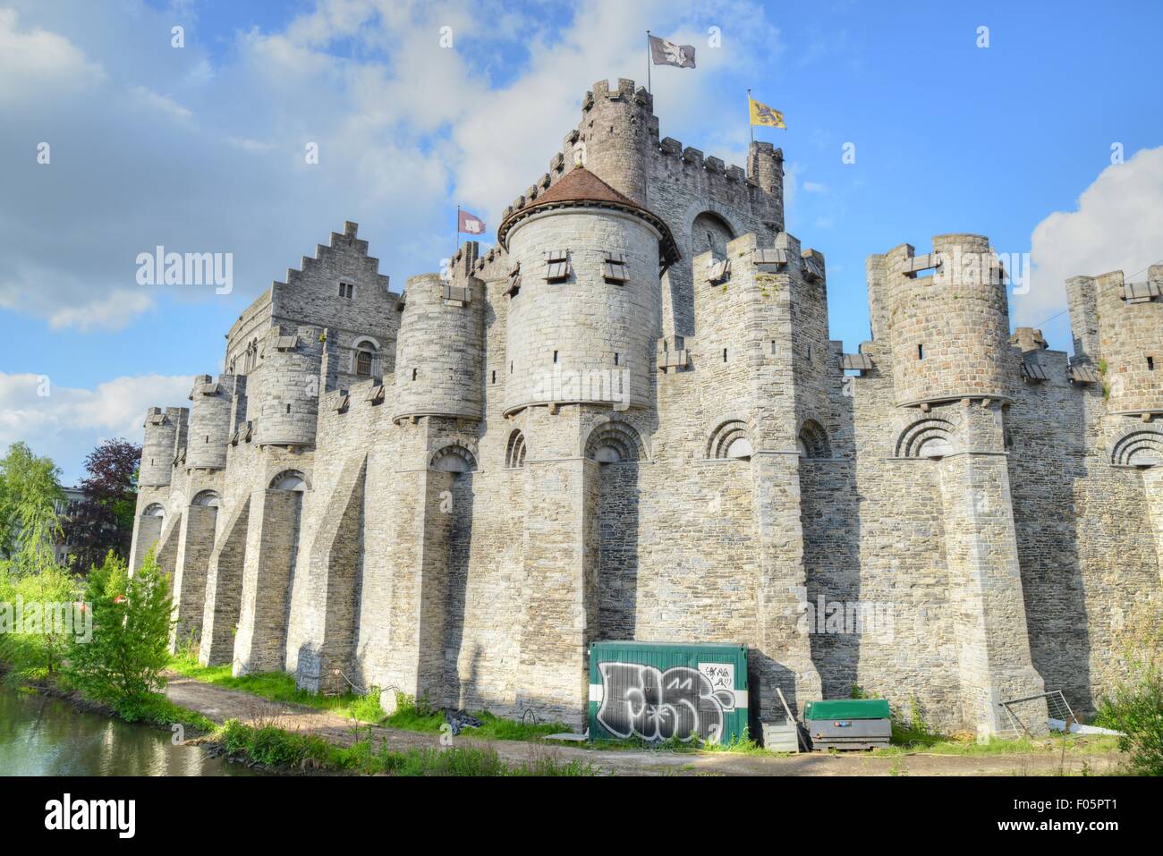Medieval castle ghent hi-res stock photography and images - Alamy