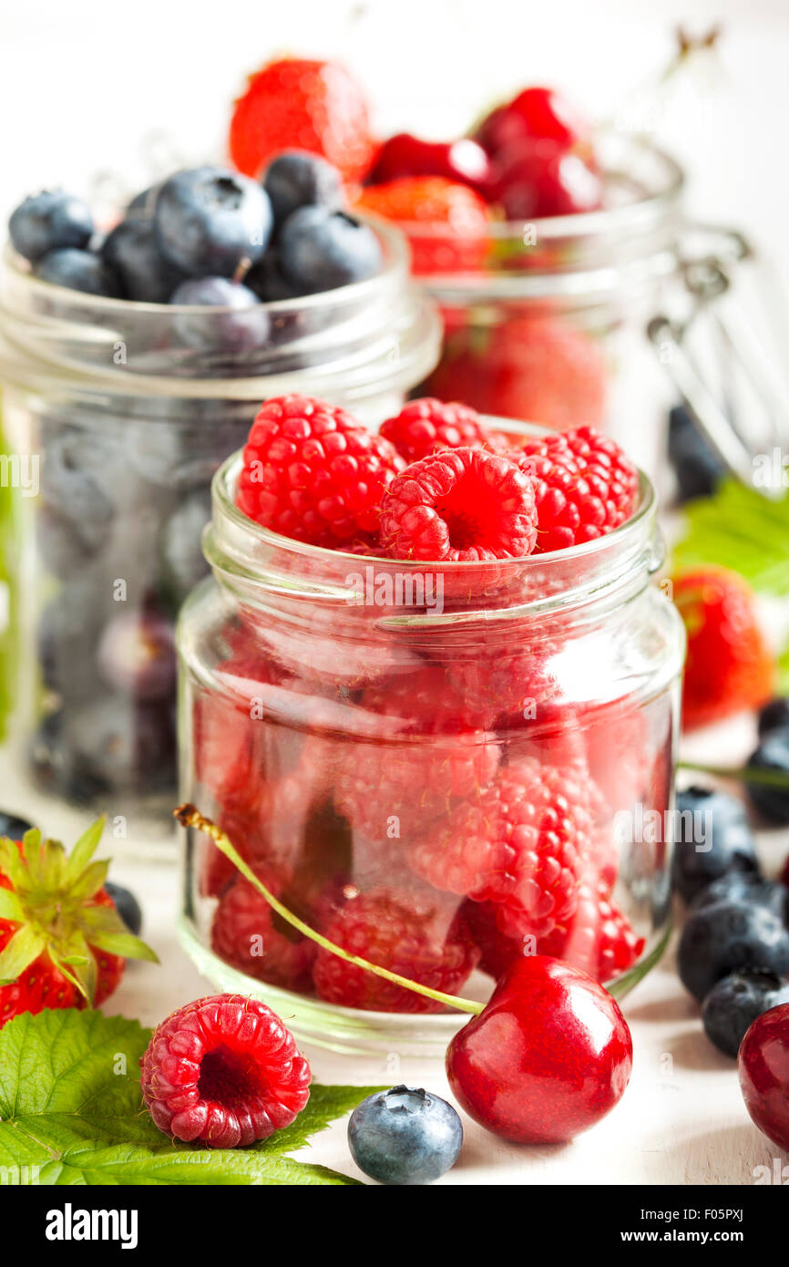 Summer background different berries hi-res stock photography and images ...