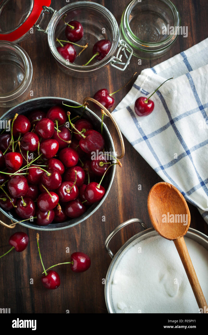 Cherry confiture hi-res stock photography and images - Alamy