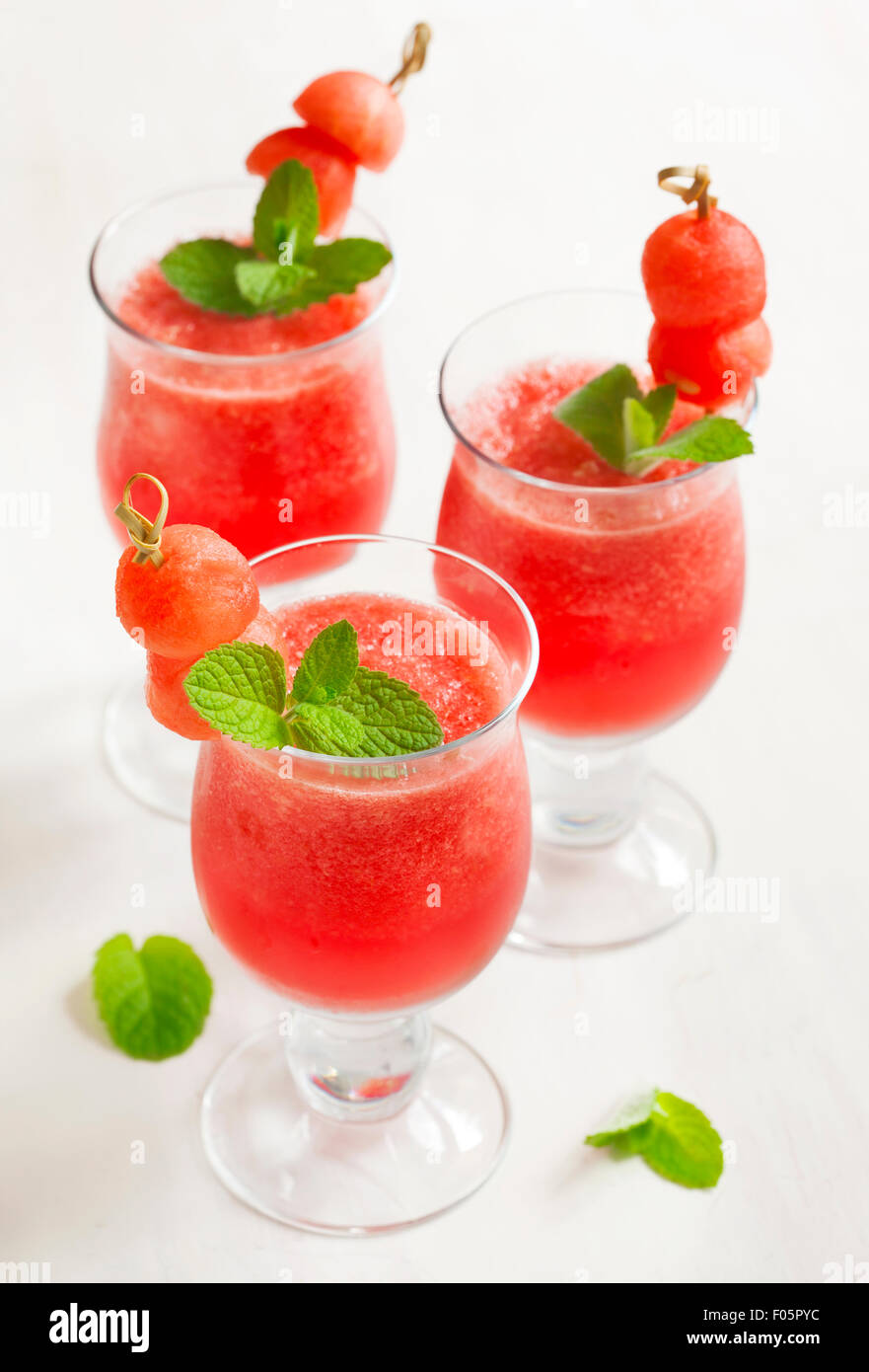 Summer cold drink watermelon hi-res stock photography and images - Alamy