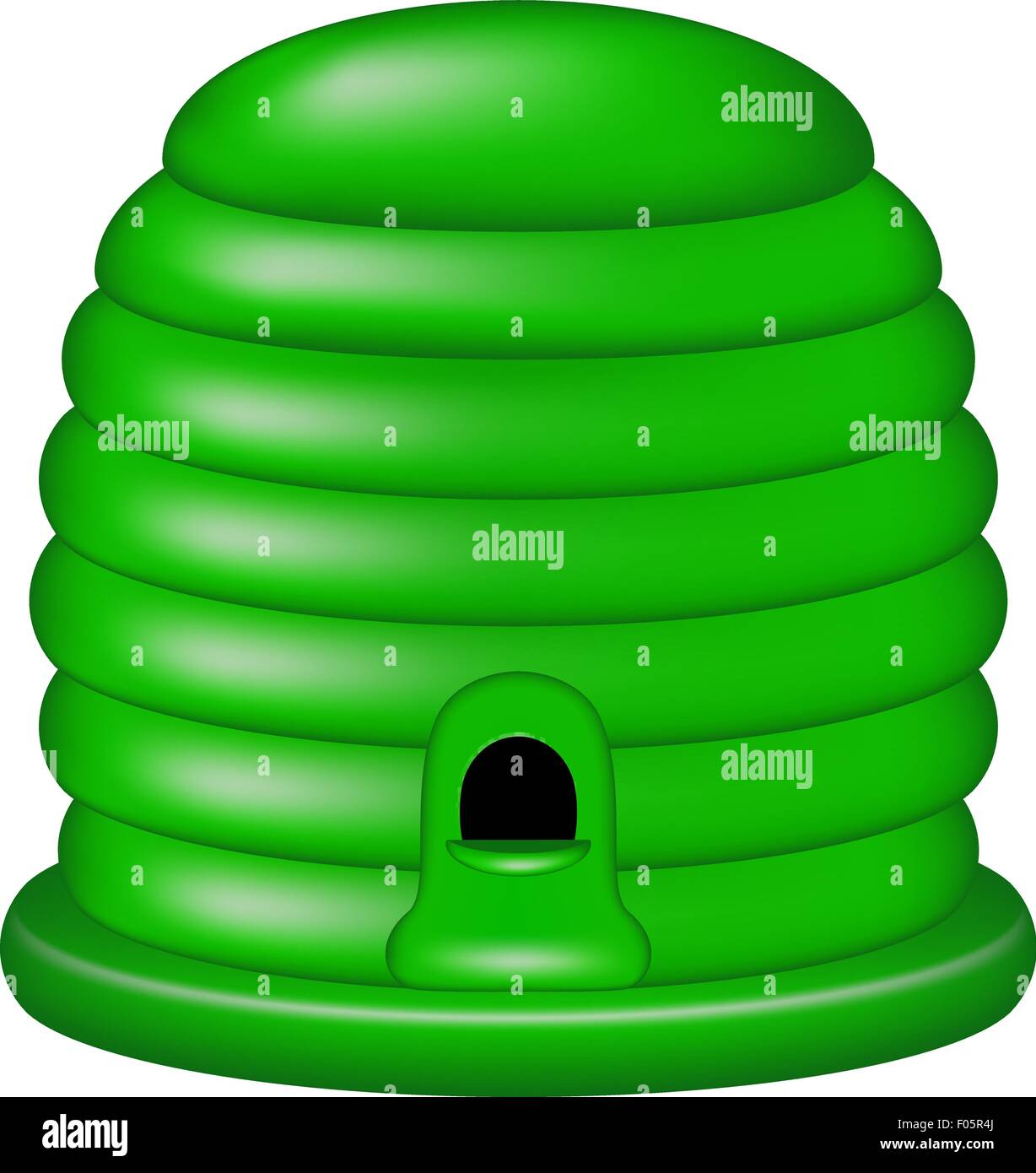 Bee house in green design Stock Vector Image & Art - Alamy