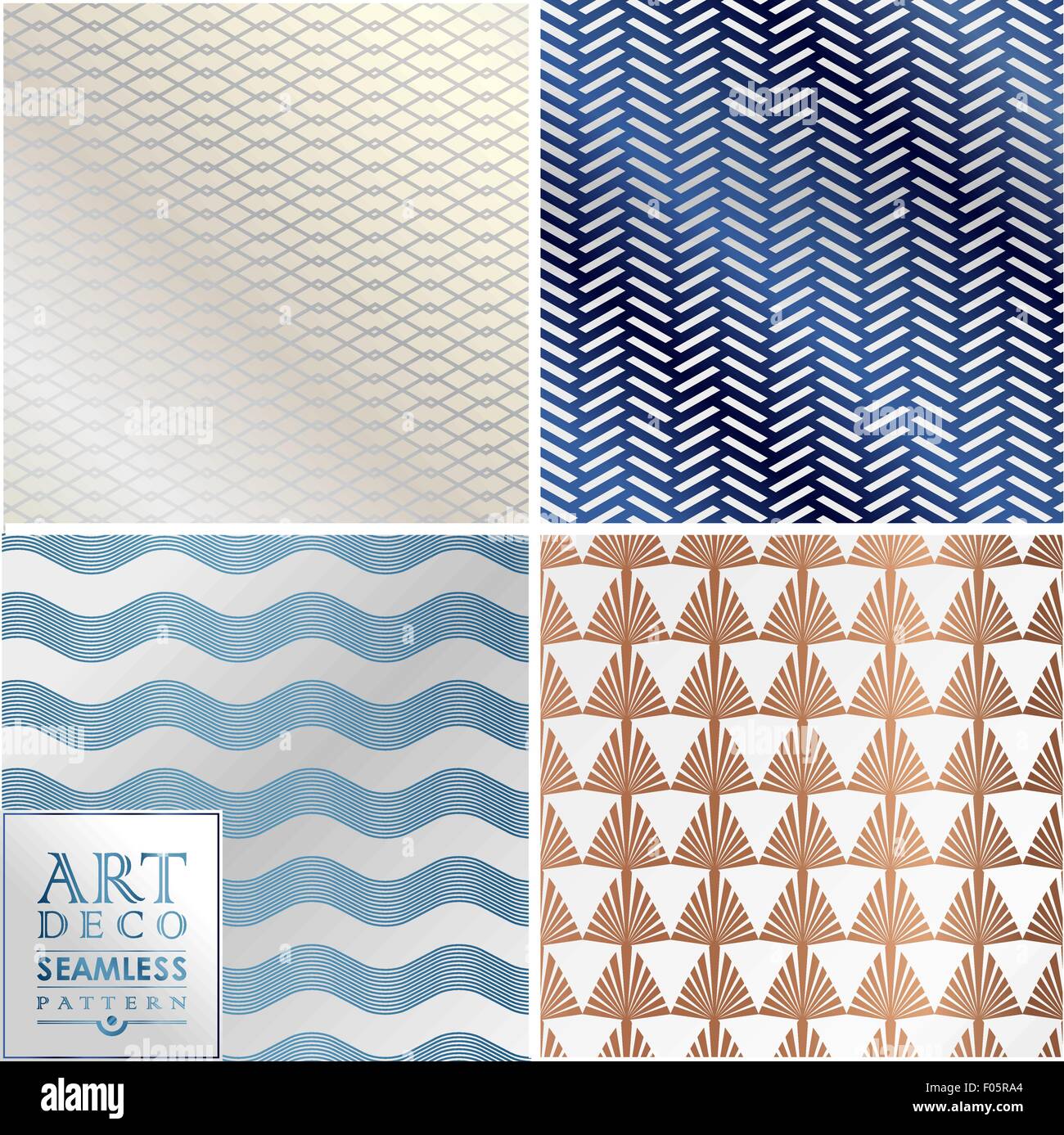 Art Deco seamless vintage wallpaper pattern Stock Vector Image & Art ...