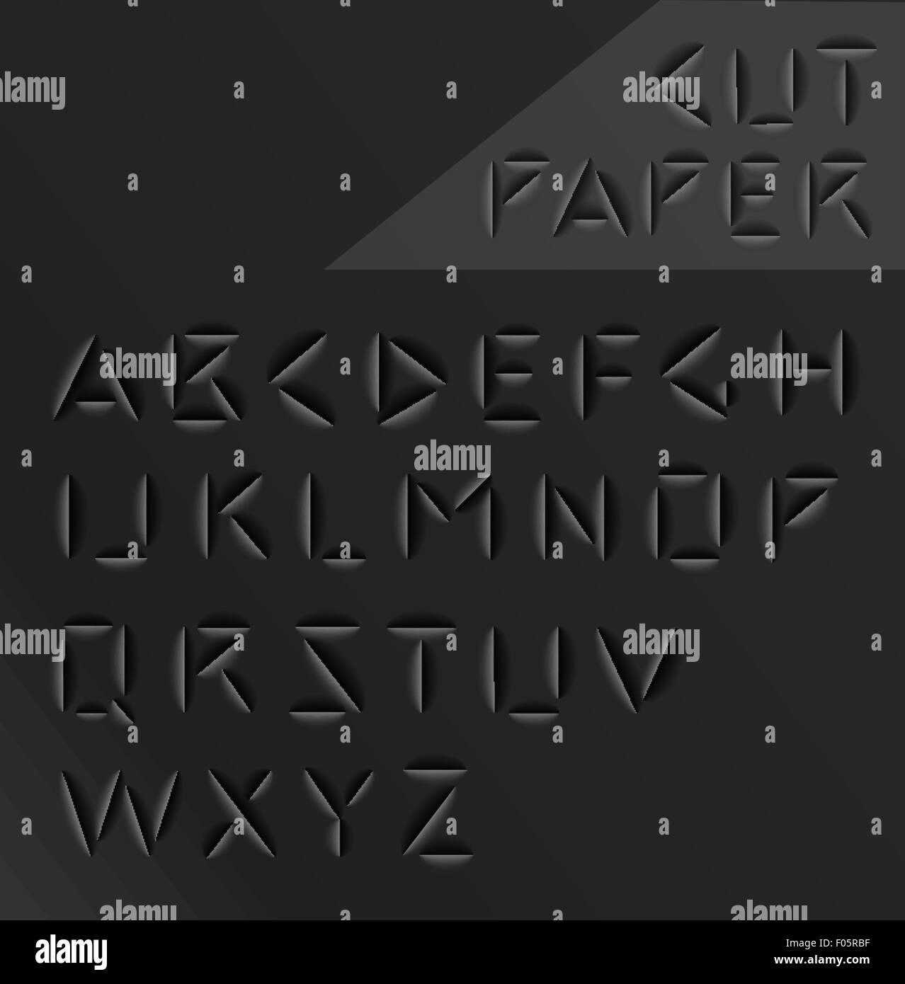 Graphic Alphabet Set Stock Vector Image & Art - Alamy