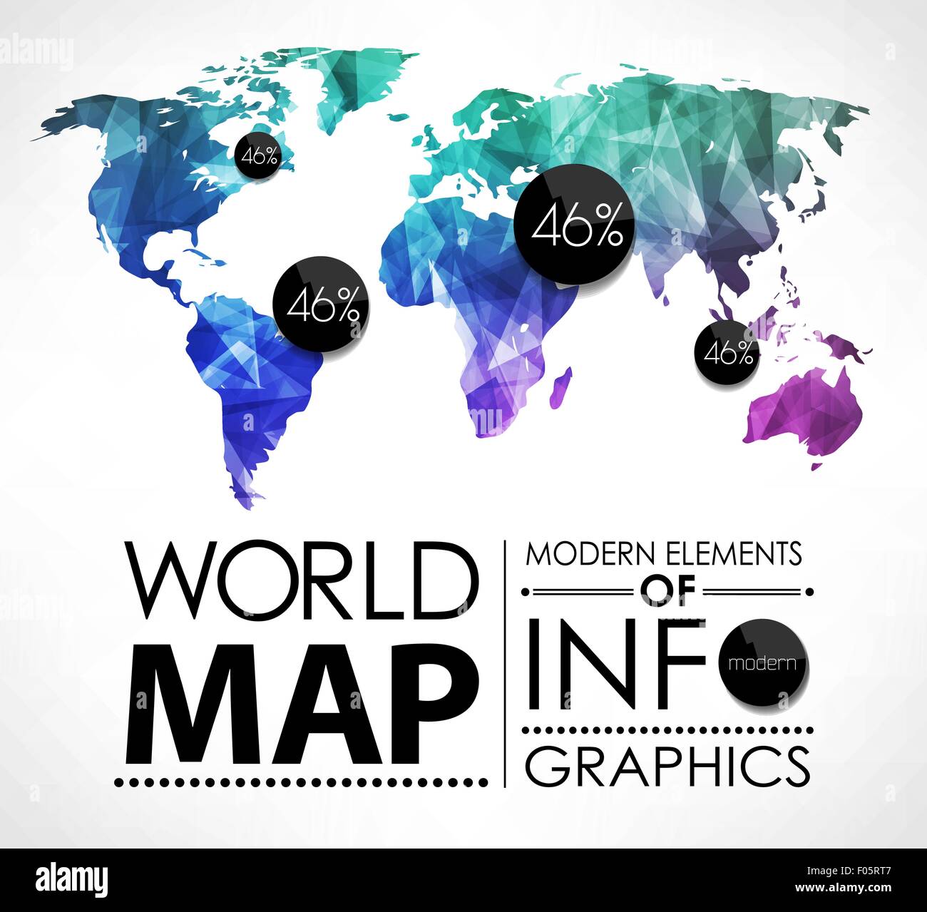 World map card Stock Vector Image & Art - Alamy