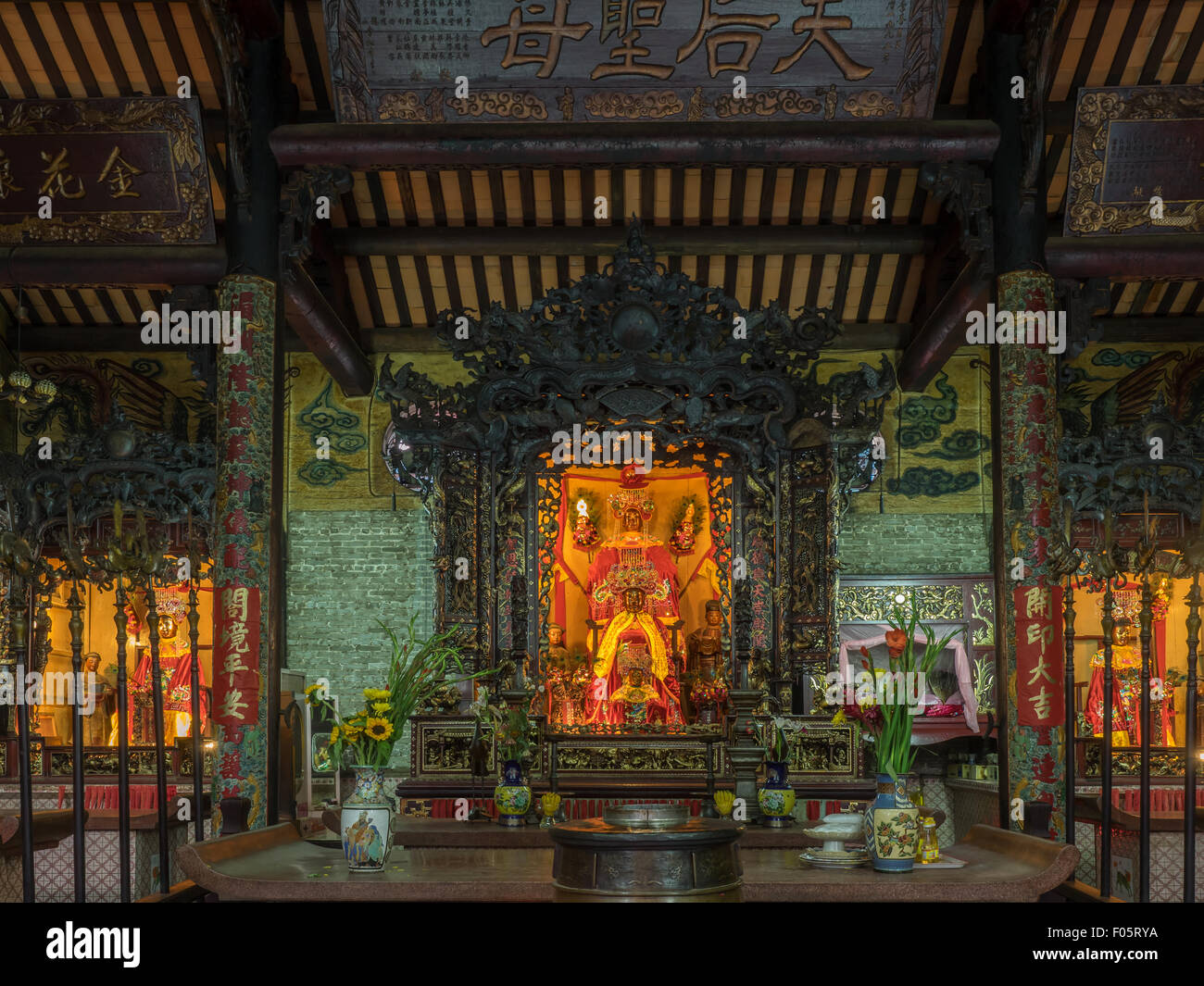 Chua Ba Thien Hau Temple, Saigon, Vietnam Stock Photo - Alamy