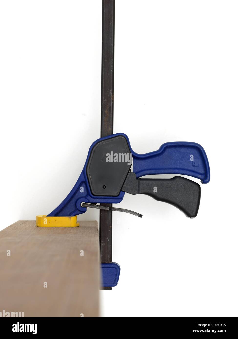 A close up shot of a workshop clamp Stock Photo - Alamy