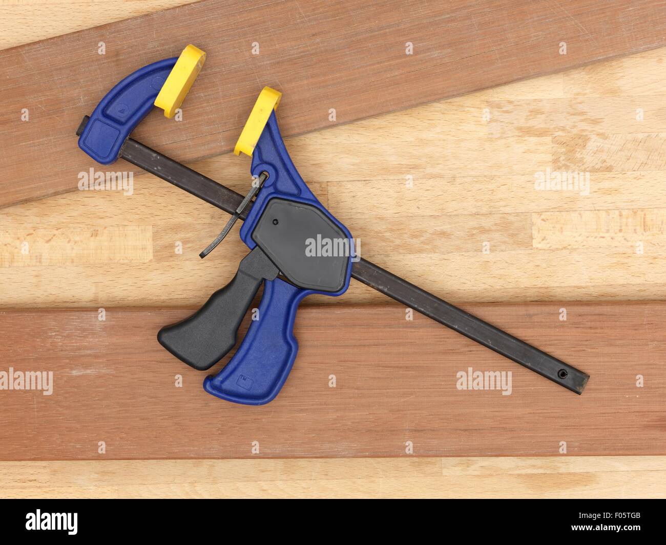 A close up shot of a workshop clamp Stock Photo - Alamy