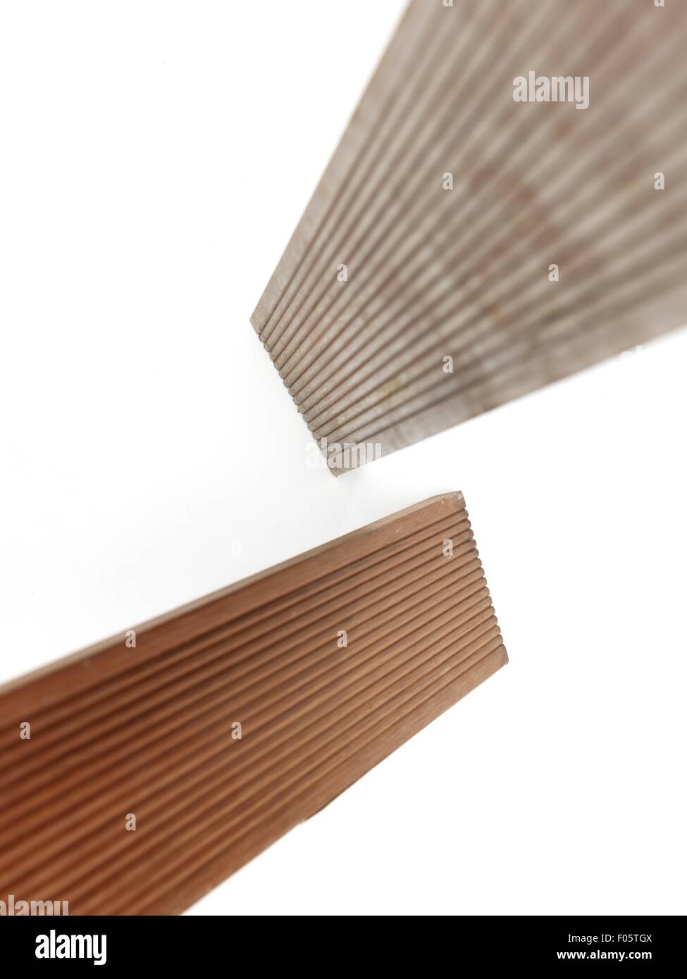 A close up shot of lengths of timber planks Stock Photo - Alamy