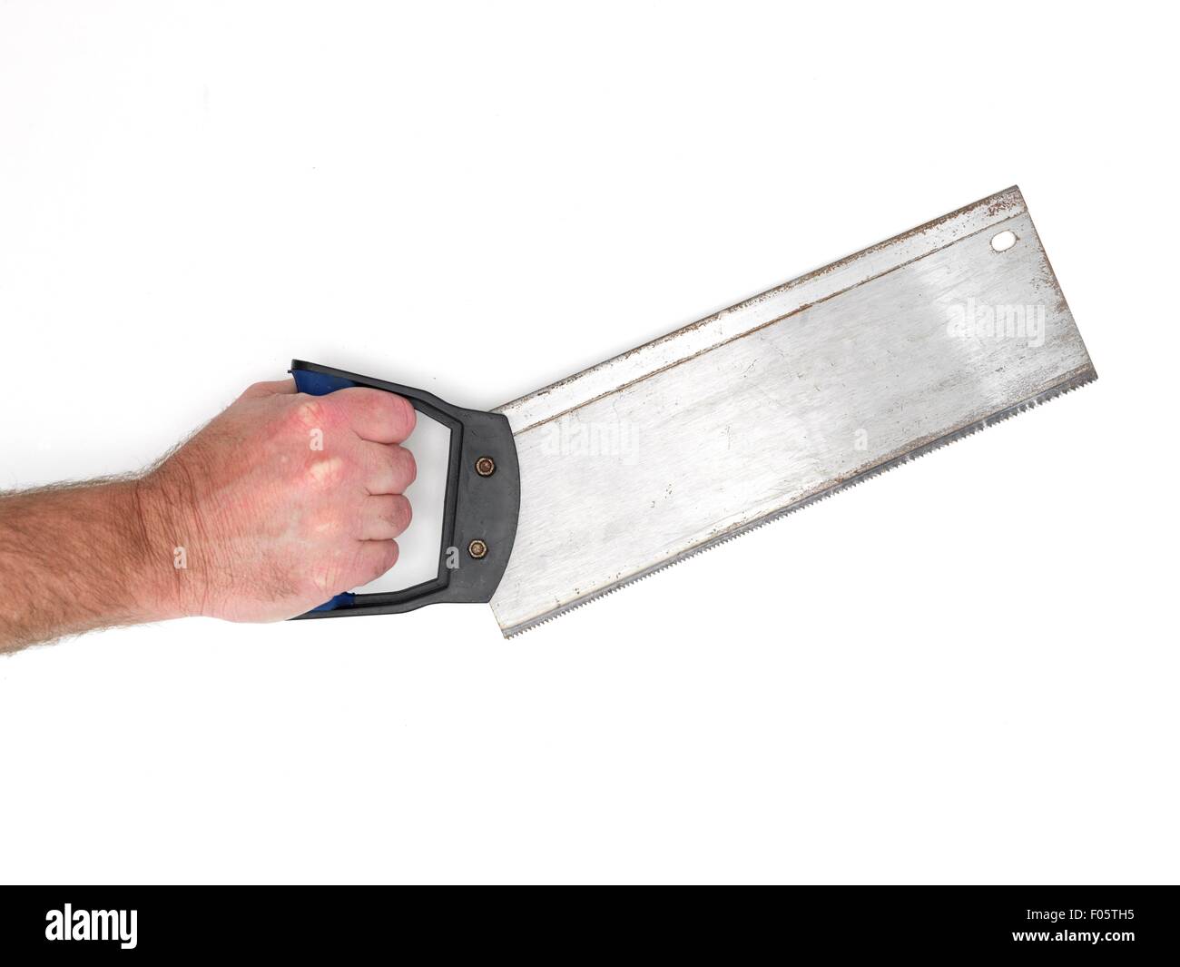 Close up hand saw Cut Out Stock Images & Pictures - Alamy