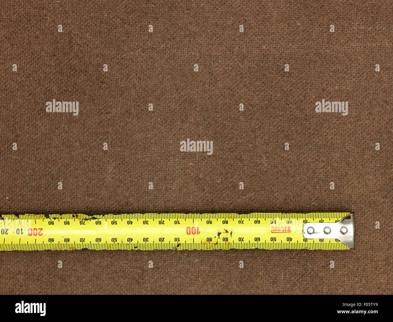 A close up shot of a workshop measuring tape Stock Photo - Alamy