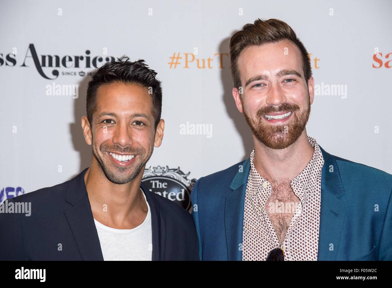 New York, NY, USA. 7th Aug, 2015. Matt Ryder, Steve Doss at arrivals ...