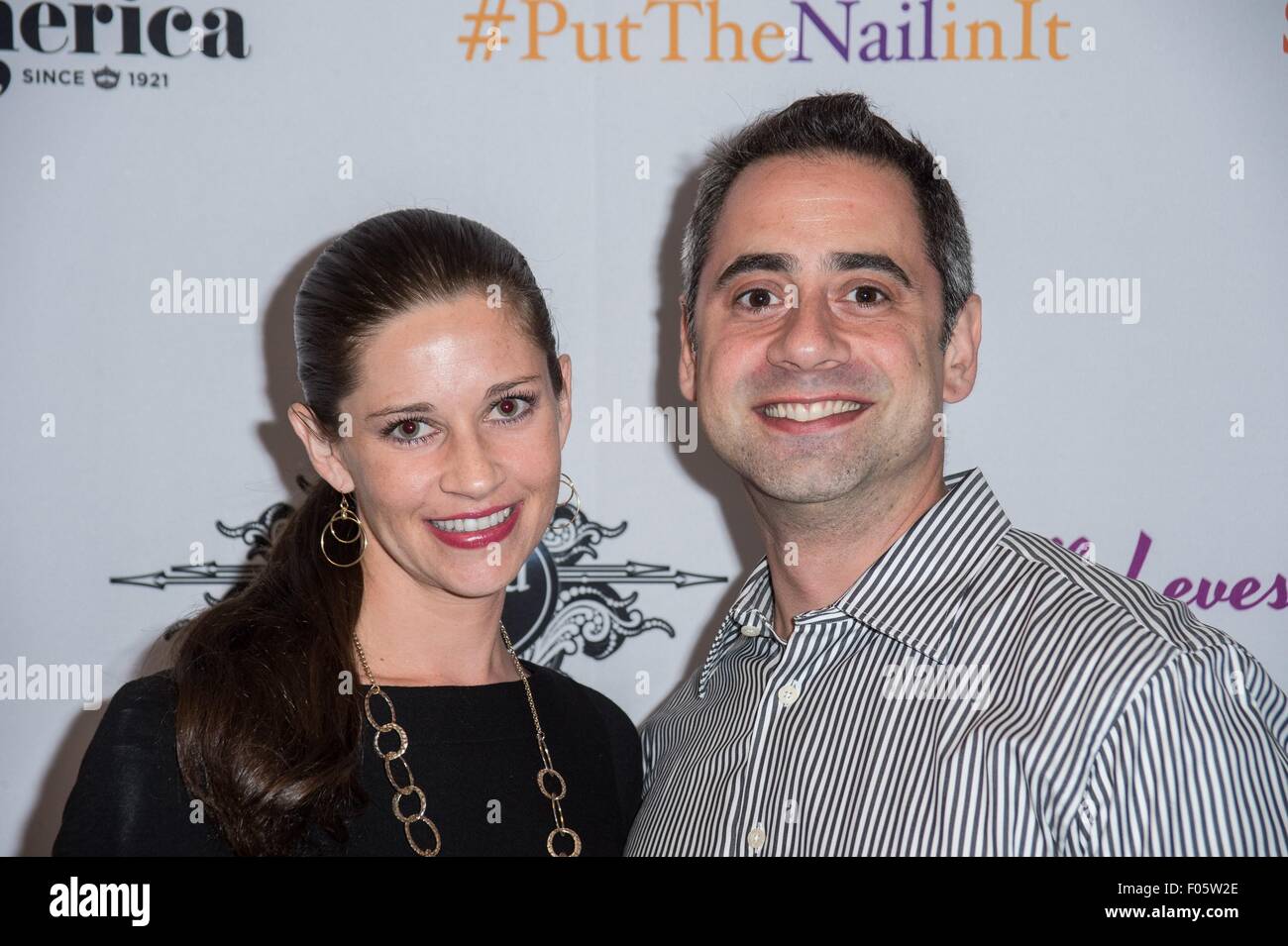 New York, NY, USA. 7th Aug, 2015. Jennifer Naccari, Frank Naccari at ...