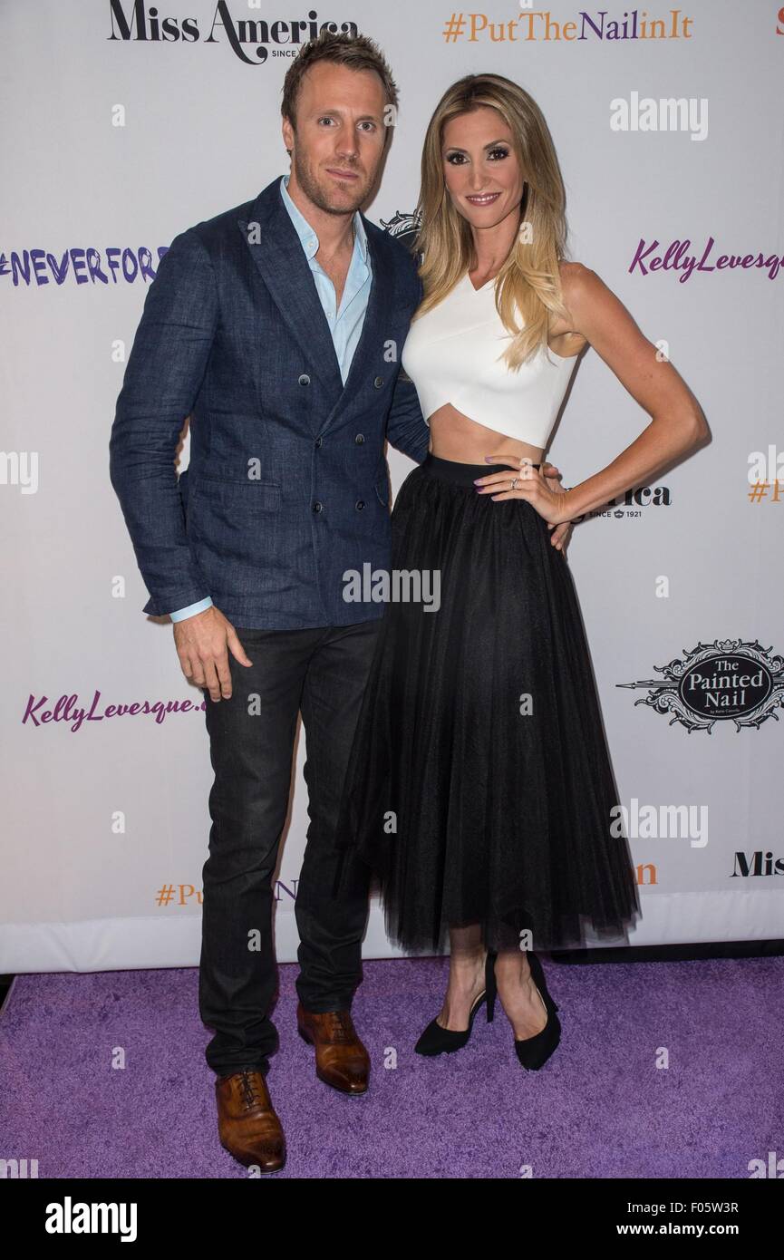 New York, NY, USA. 7th Aug, 2015. Fraser Walters, Kelly Levesque at ...