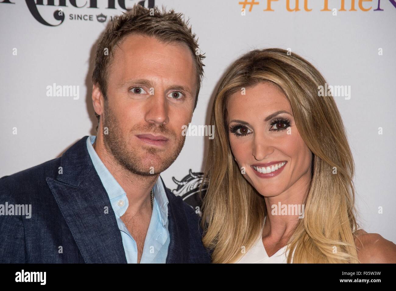 New York, NY, USA. 7th Aug, 2015. Fraser Walters, Kelly Levesque at ...