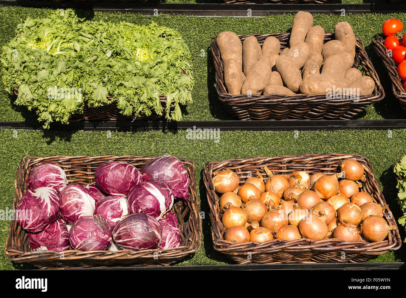 Vegetables in the buckets Stock Photo - Alamy