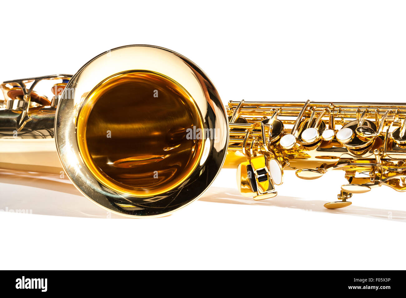 Closeup saxophone detail hi-res stock photography and images - Alamy