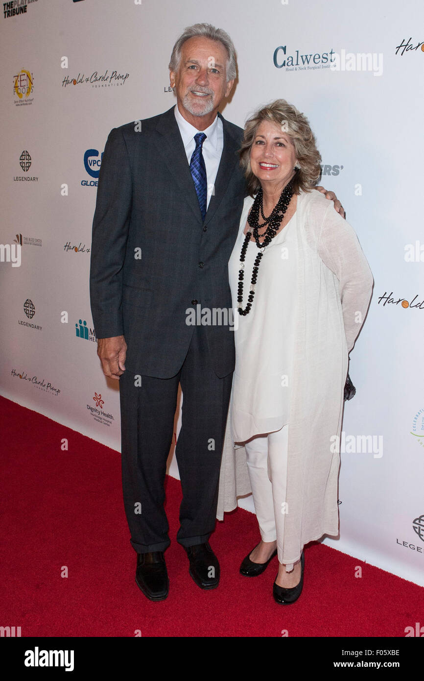 Los Angeles, California, USA. 7th Aug, 2015. Paul Westphal, Cindy ...