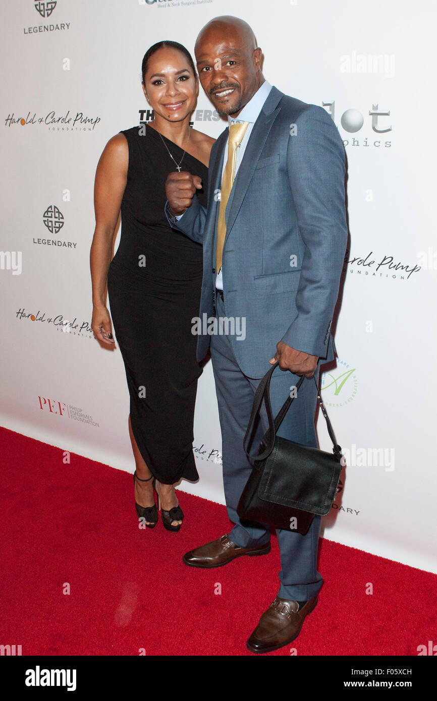 Los Angeles, California, USA. 7th Aug, 2015. Tanya Norris, Terry Norris ...