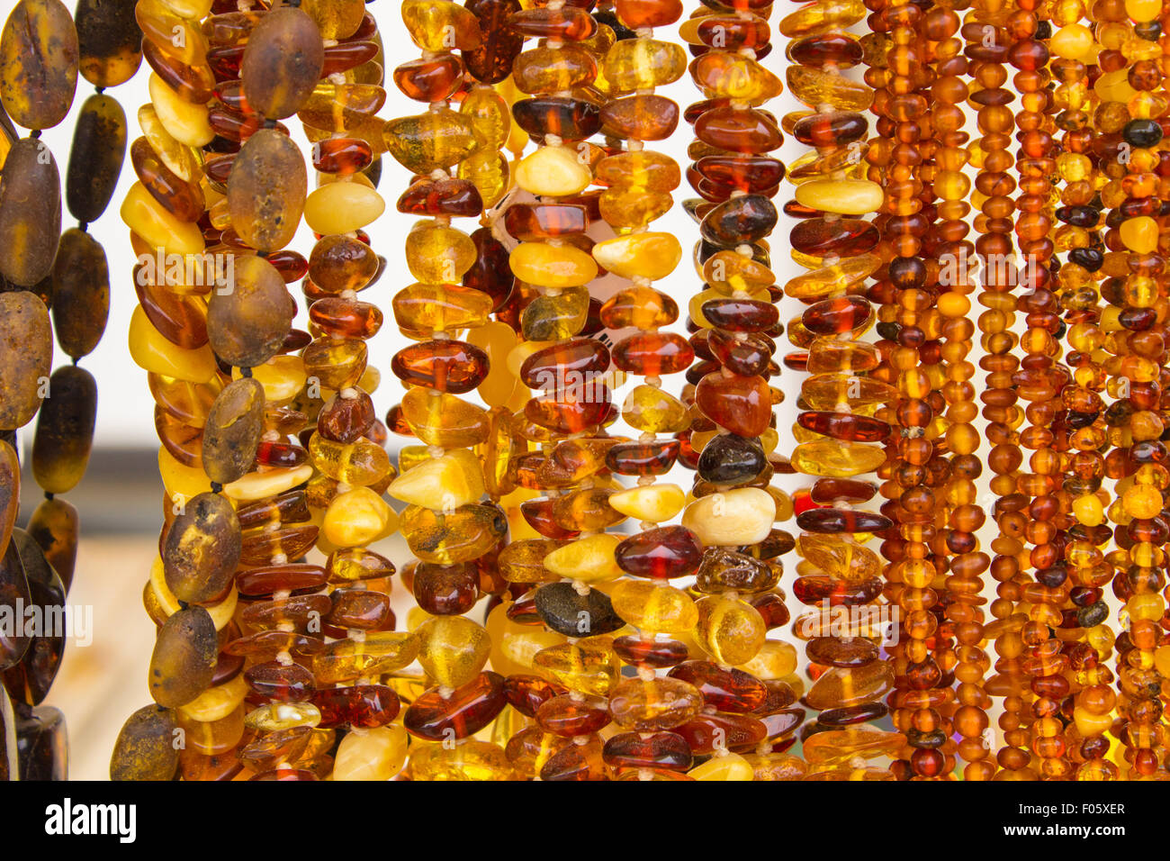 Orange shiny amber necklace, shopping jewelry and womanly accessories ...