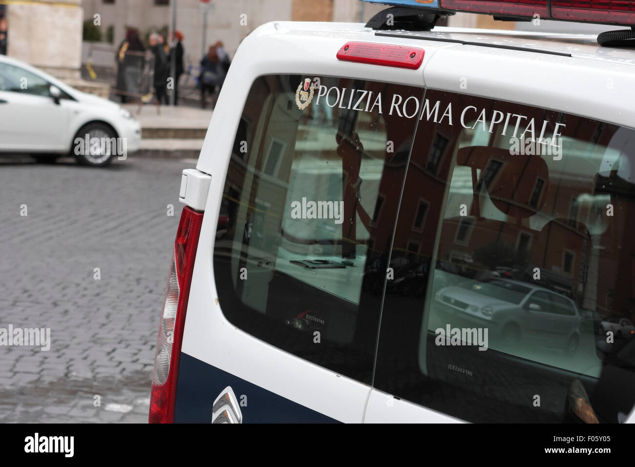 Italian police car fiat polizia hi-res stock photography and images - Alamy