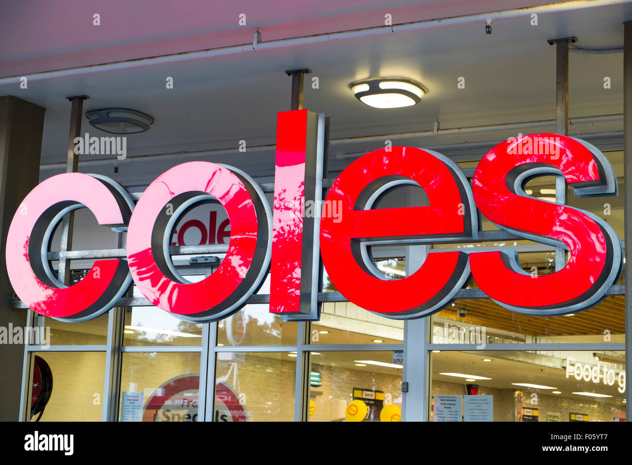Coles sign australia hi-res stock photography and images - Alamy