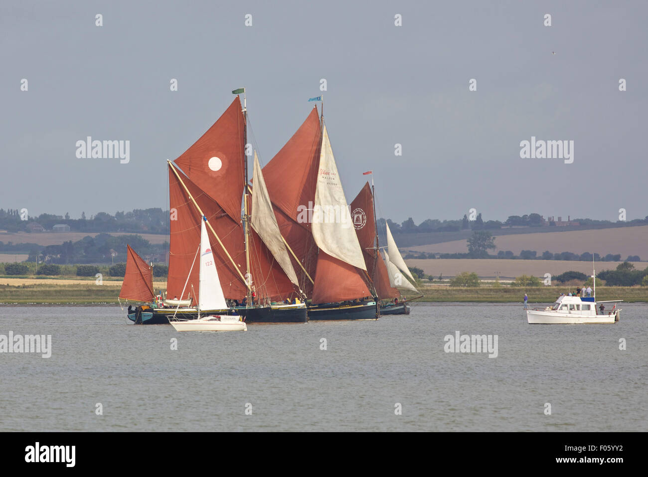 Swale Estuary, Kent, UK. 8th August 2015: The 43rd Swale Smack and ...