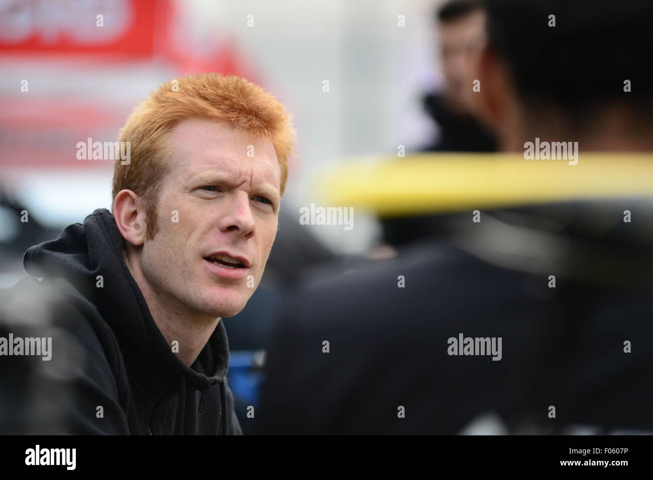 Cyclist Ed Clancy at the National Circuit Race Championships 2015 ...