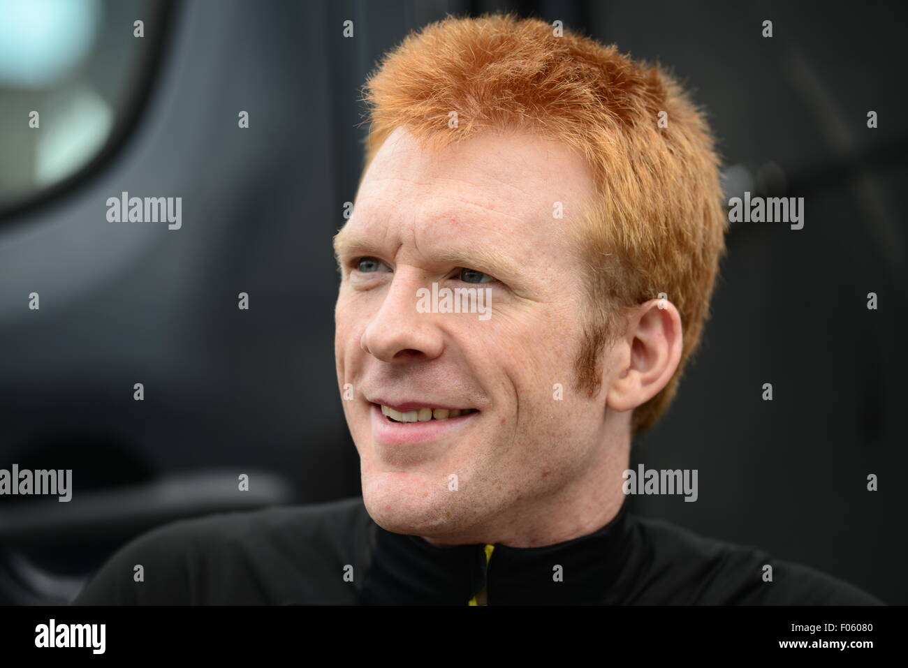 Cyclist Ed Clancy at the National Circuit Race Championships 2015 ...