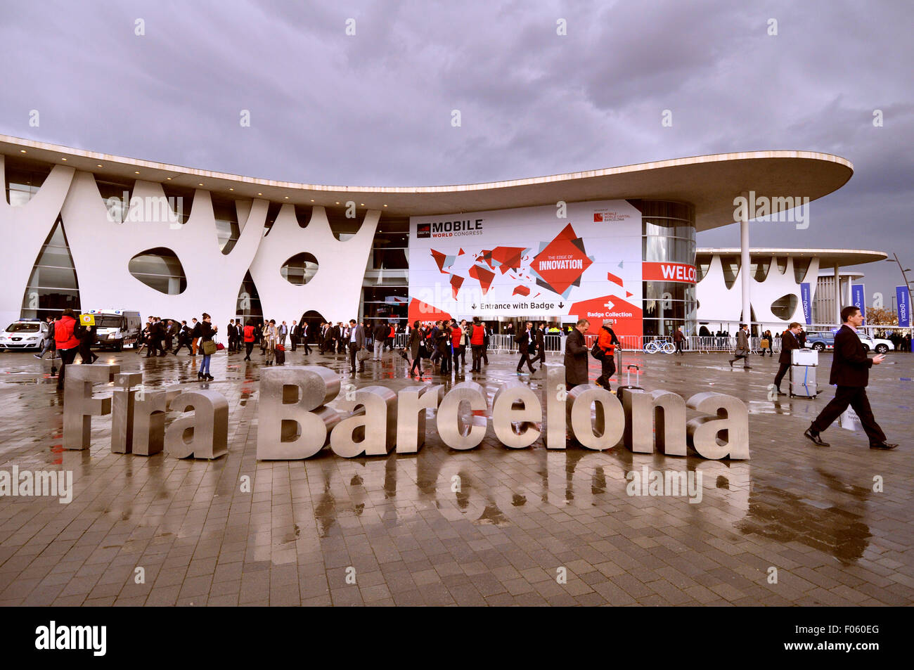 Mobile World Congress, Fira de Barcelona trade fair ground, Joan Carles ...