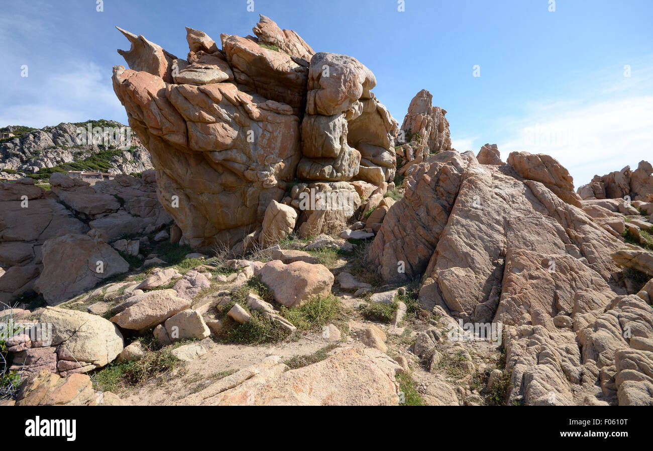 Costa Paradiso, Sardinia,Italy: rocks and sea Stock Photo - Alamy