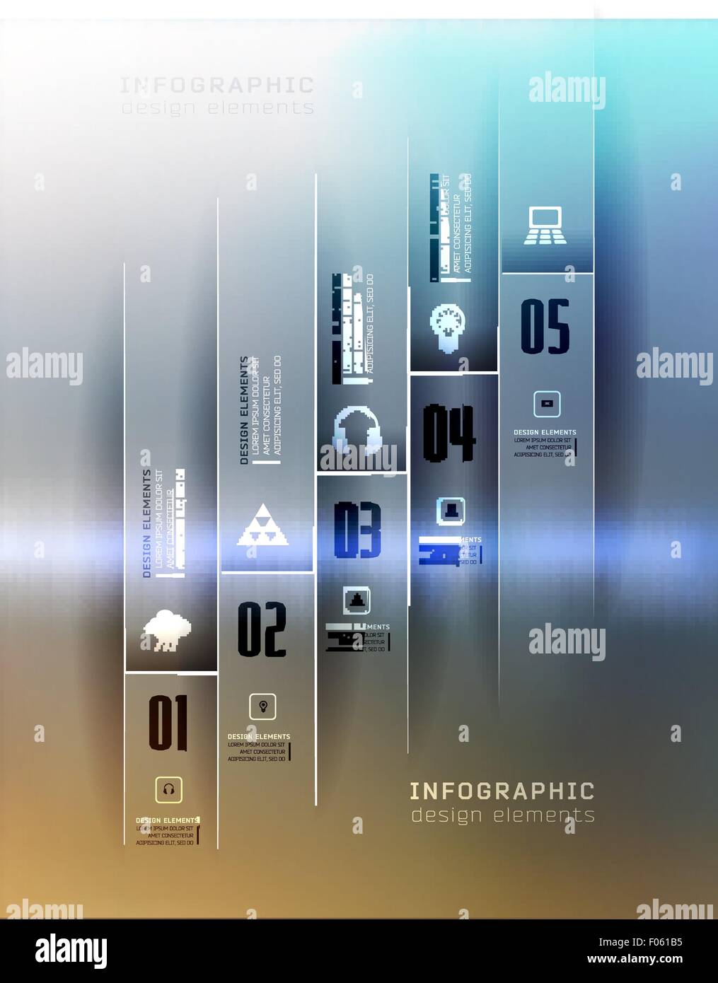 Transparent business Infographics. Shadows options Stock Vector Image ...