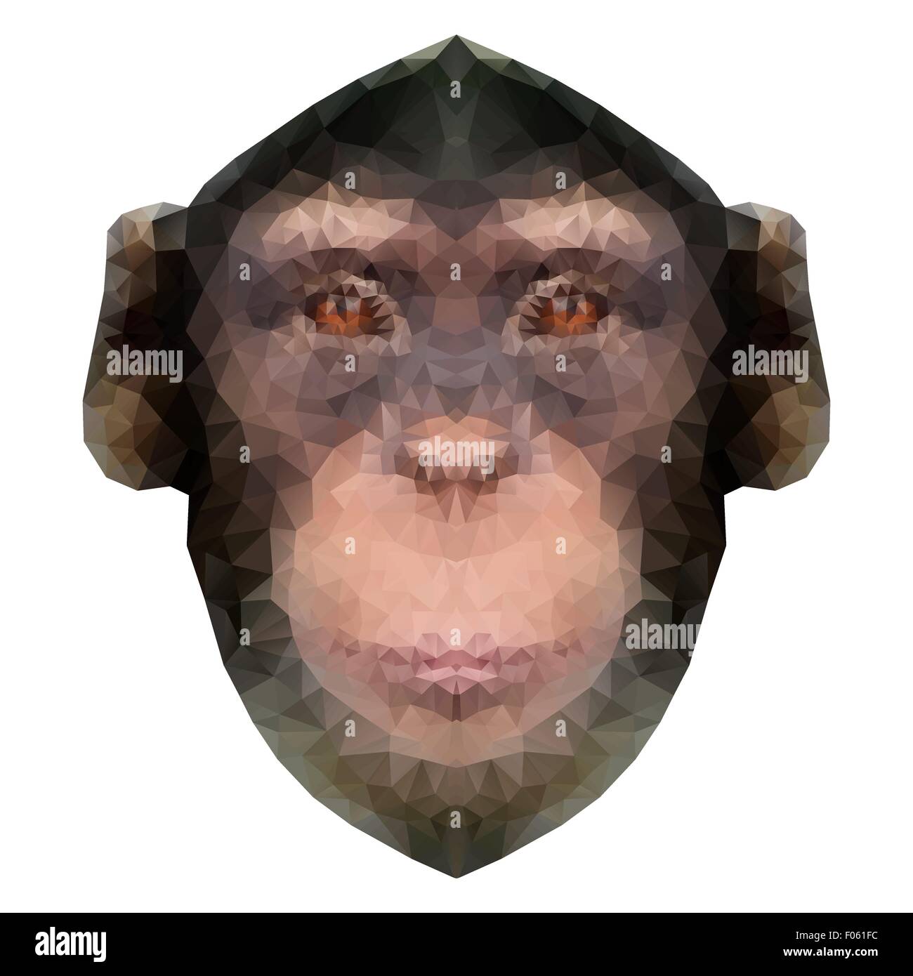 Vintage monkey portrait Stock Vector Images - Alamy