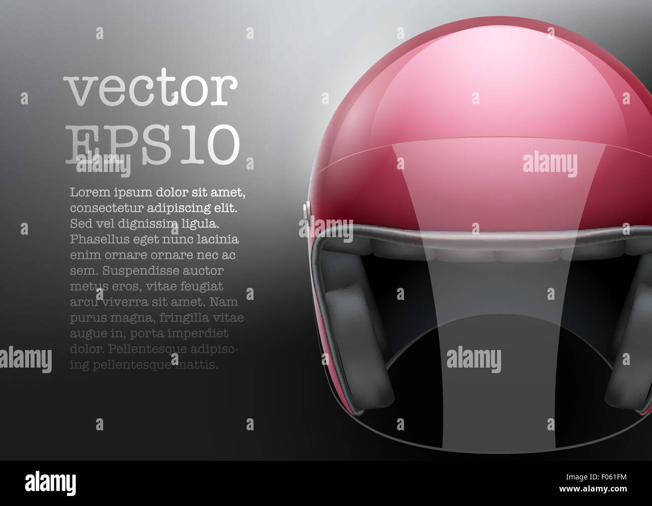 Red Motorcycle helmet Stock Vector Image & Art - Alamy