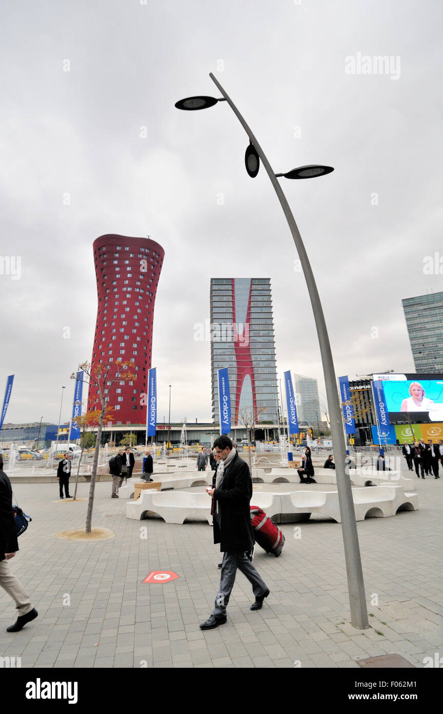 Europa square, Fira de Barcelona, Hospitalet de Llobregat, Barcelona ...