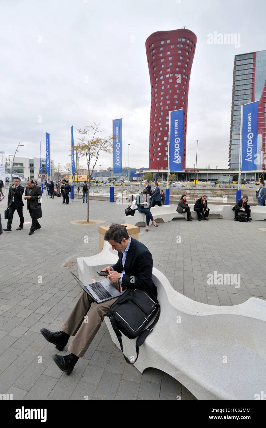 Europa square, Fira de Barcelona, Hospitalet de Llobregat, Barcelona ...