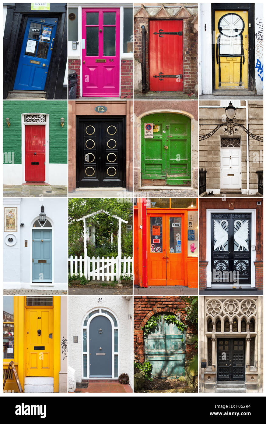 A collection of assorted doors Stock Photo - Alamy