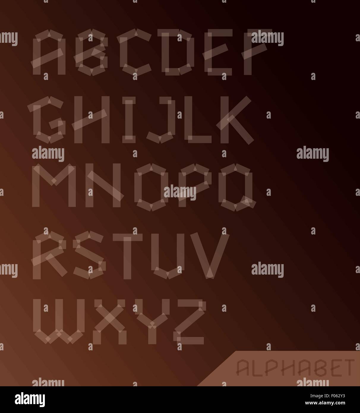 Graphic Alphabet Set Stock Vector Image & Art - Alamy