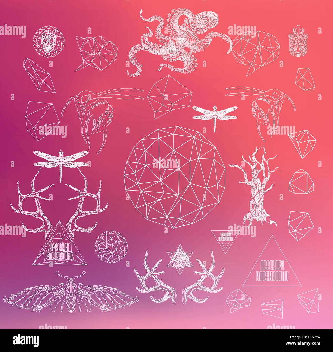 Abstract gothic thin line Stock Vector Image & Art - Alamy