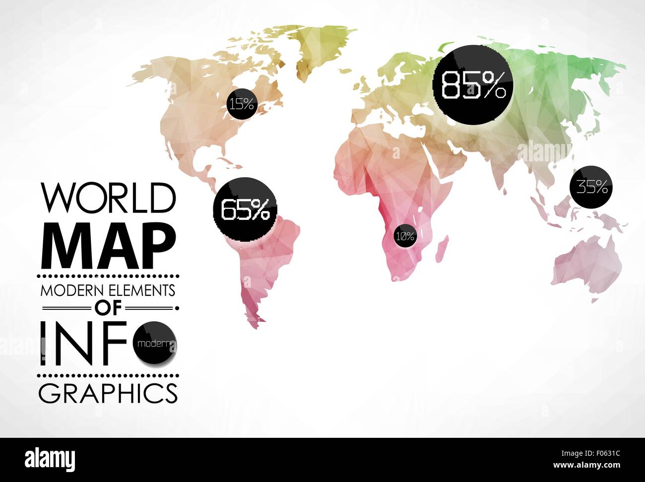 World map card Stock Vector Image & Art - Alamy