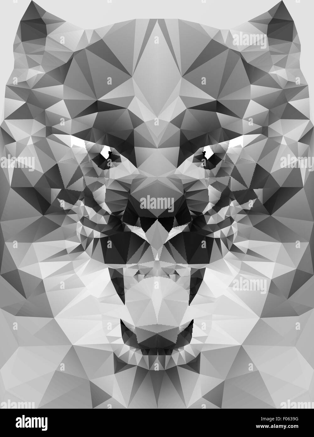 Abstract polygonal tiger Stock Vector Image & Art - Alamy