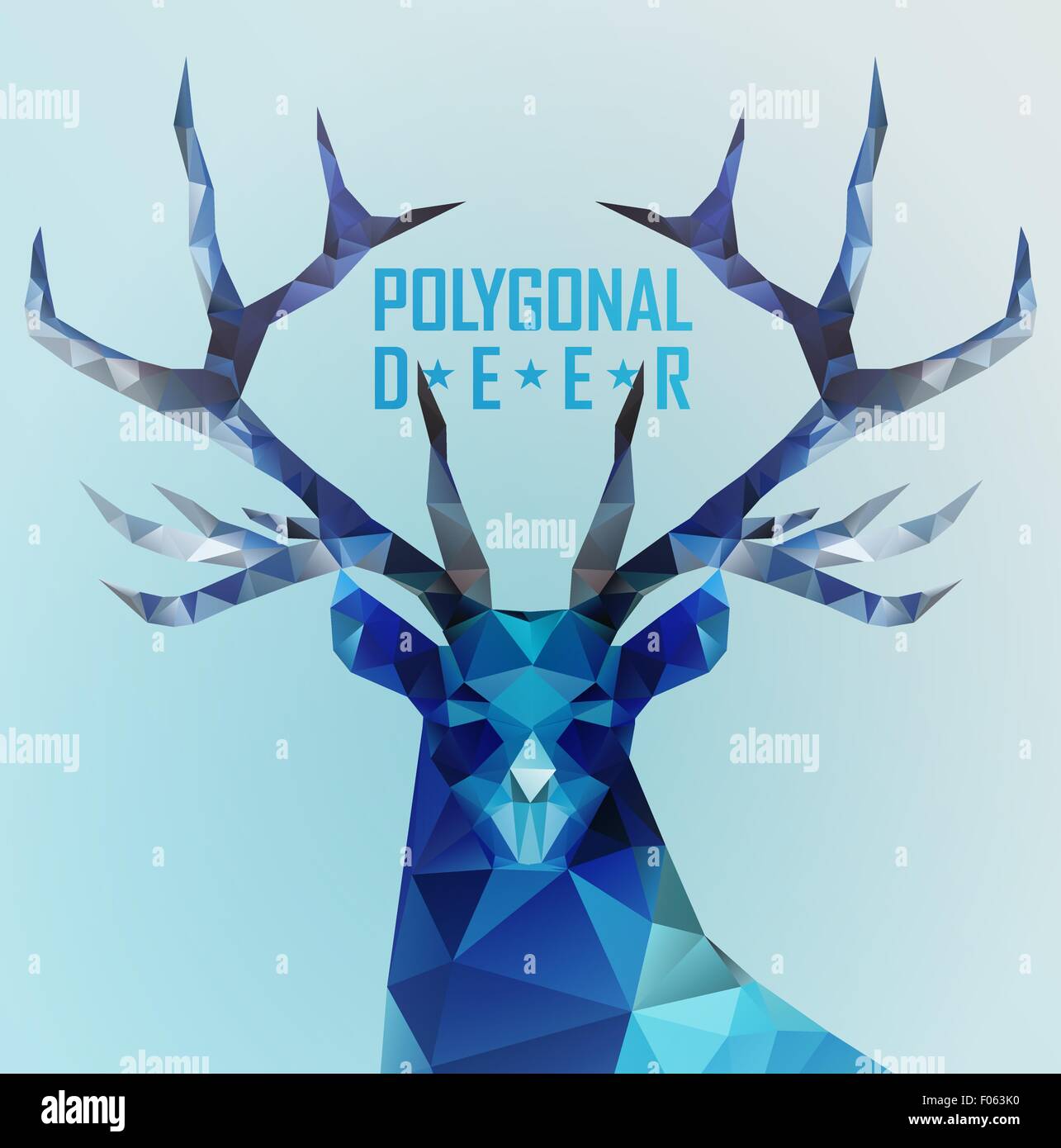 Abstract polygonal deer Stock Vector Image & Art - Alamy