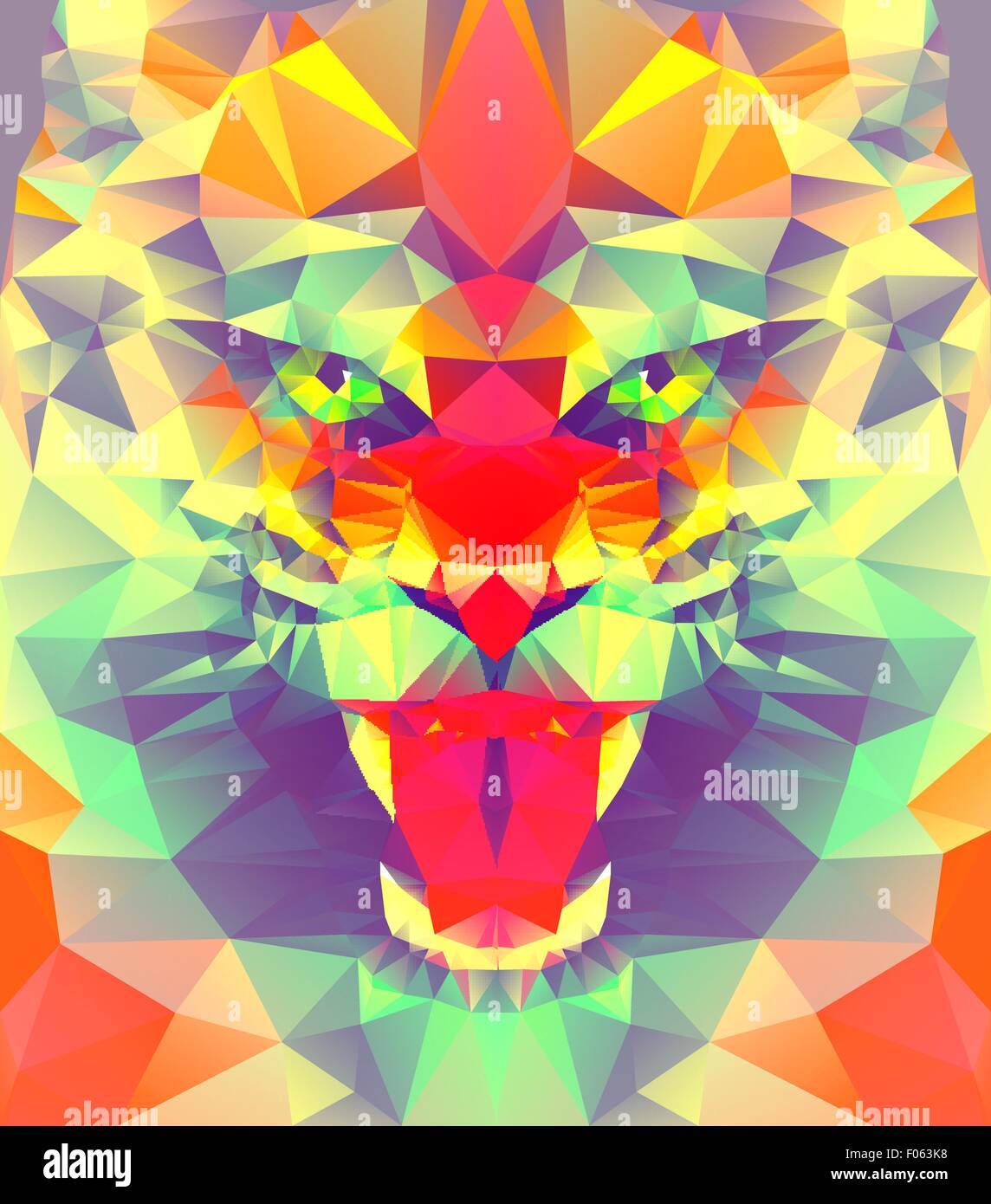 Hipster Triangle Tiger