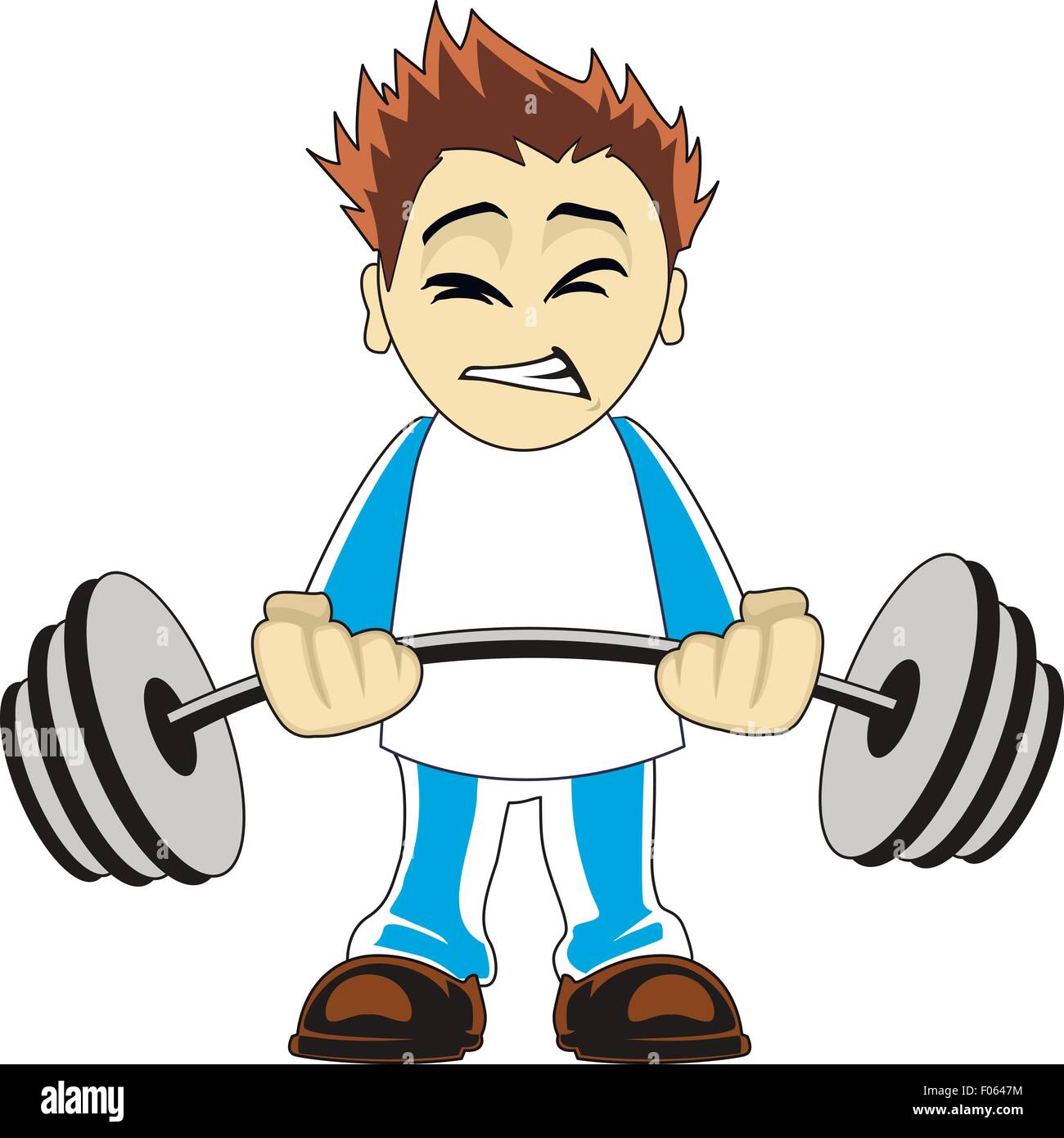 Cartoon bodybuilder hi-res stock photography and images - Alamy